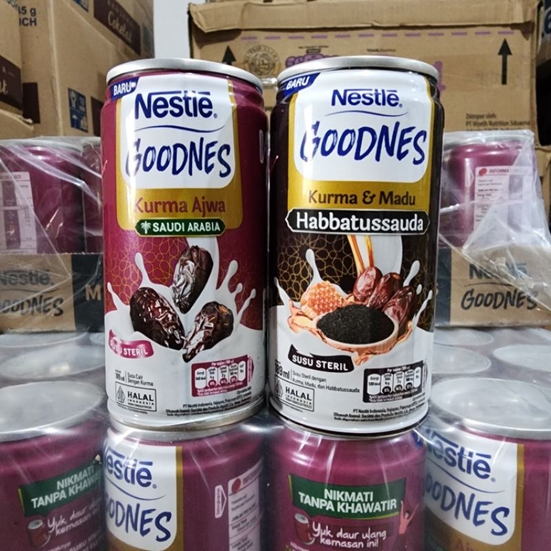 Jual Susu Steril 1 Karton (30 pcs) Nestle Goodnes Kurma Azwa Dan ...
