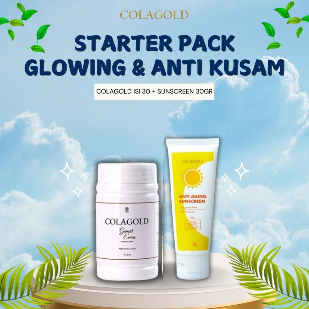 Jual Colagold Kapsul + Sunscreen Perlindungan Kulit Dari Sinar UV Bikin ...