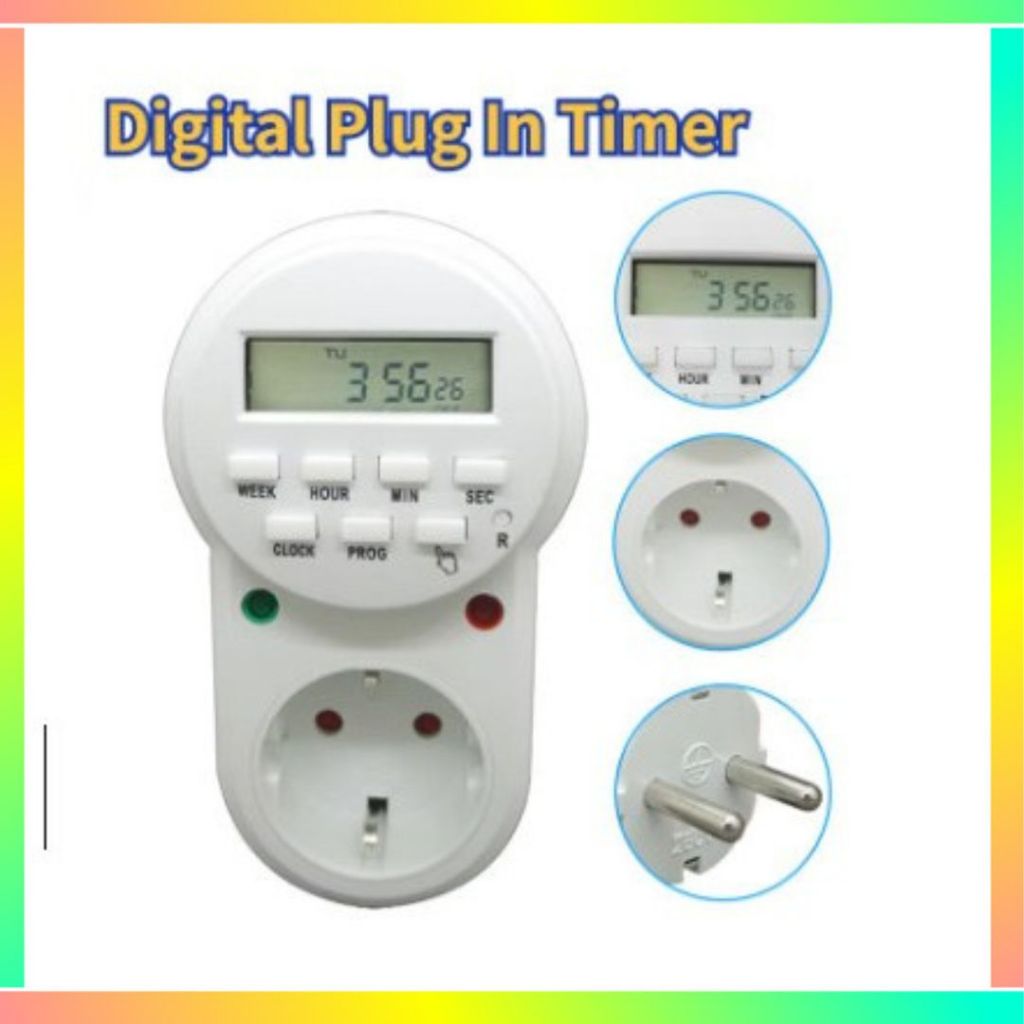 Jual Stop Kontak Timer Listrik Digital stopkontak otomatis Digital ...