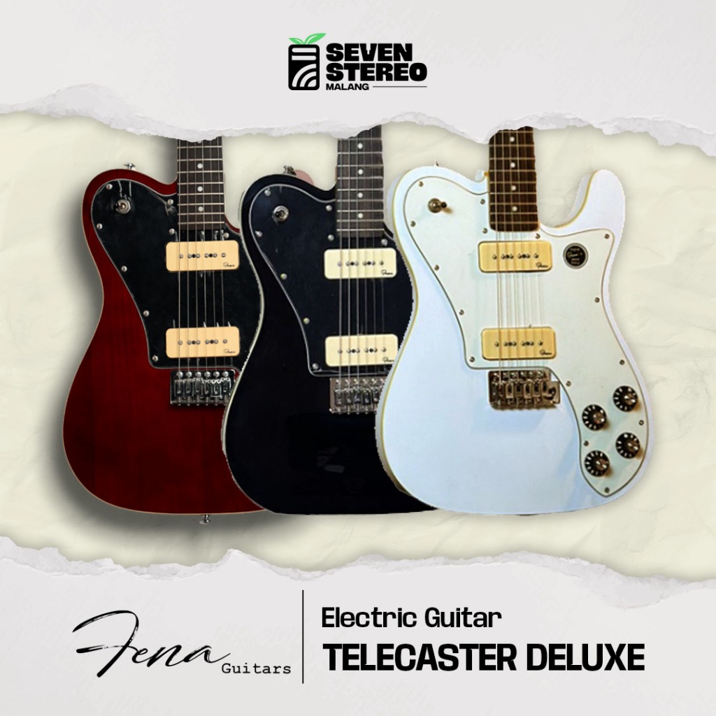 Jual Fena Telecaster Deluxe P90 Rosewood FB Electric Guitar - Gitar ...