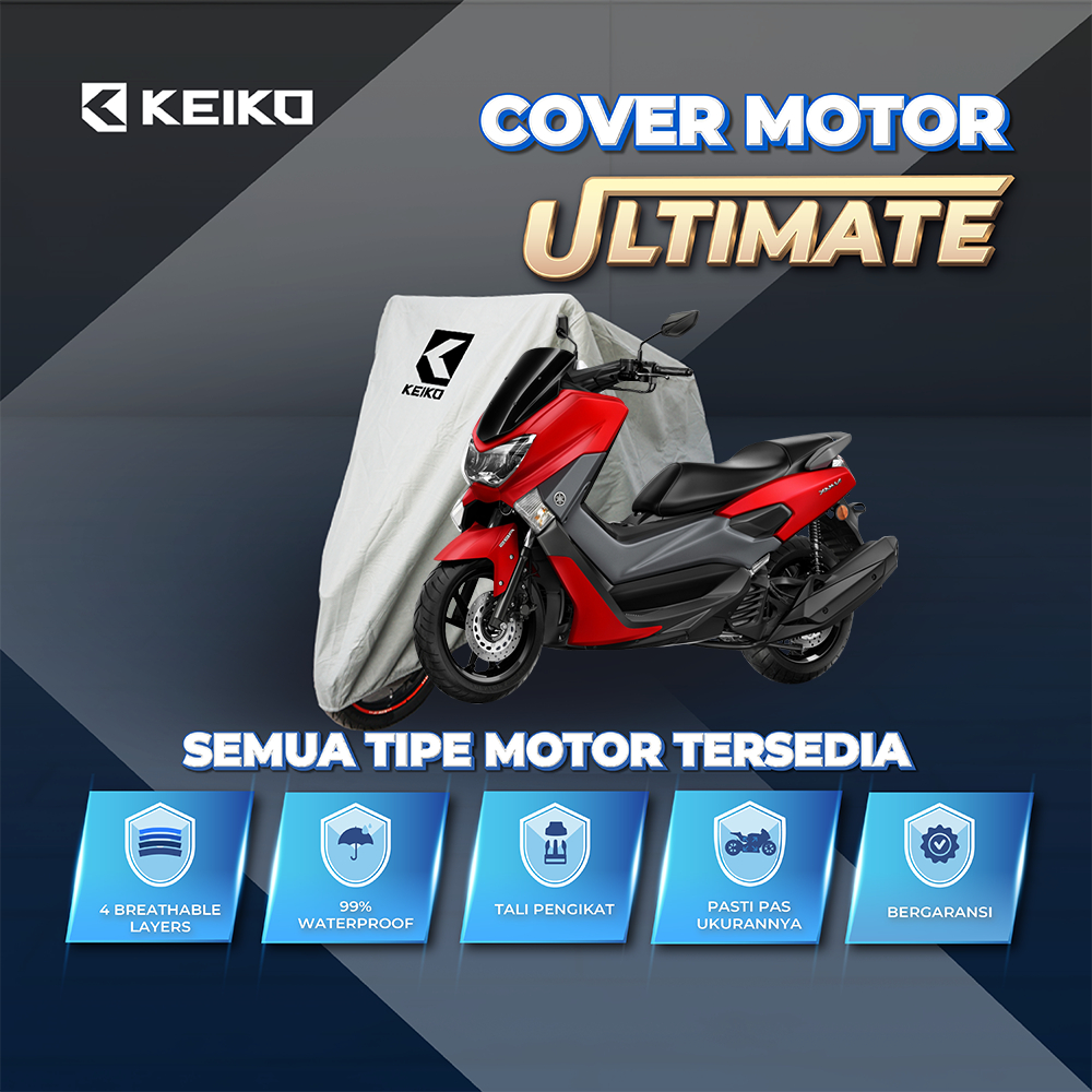 Jual Sarung Cover Tutup 4 Layer Lapis Motor Besar (L) Waterproof NMAX ...