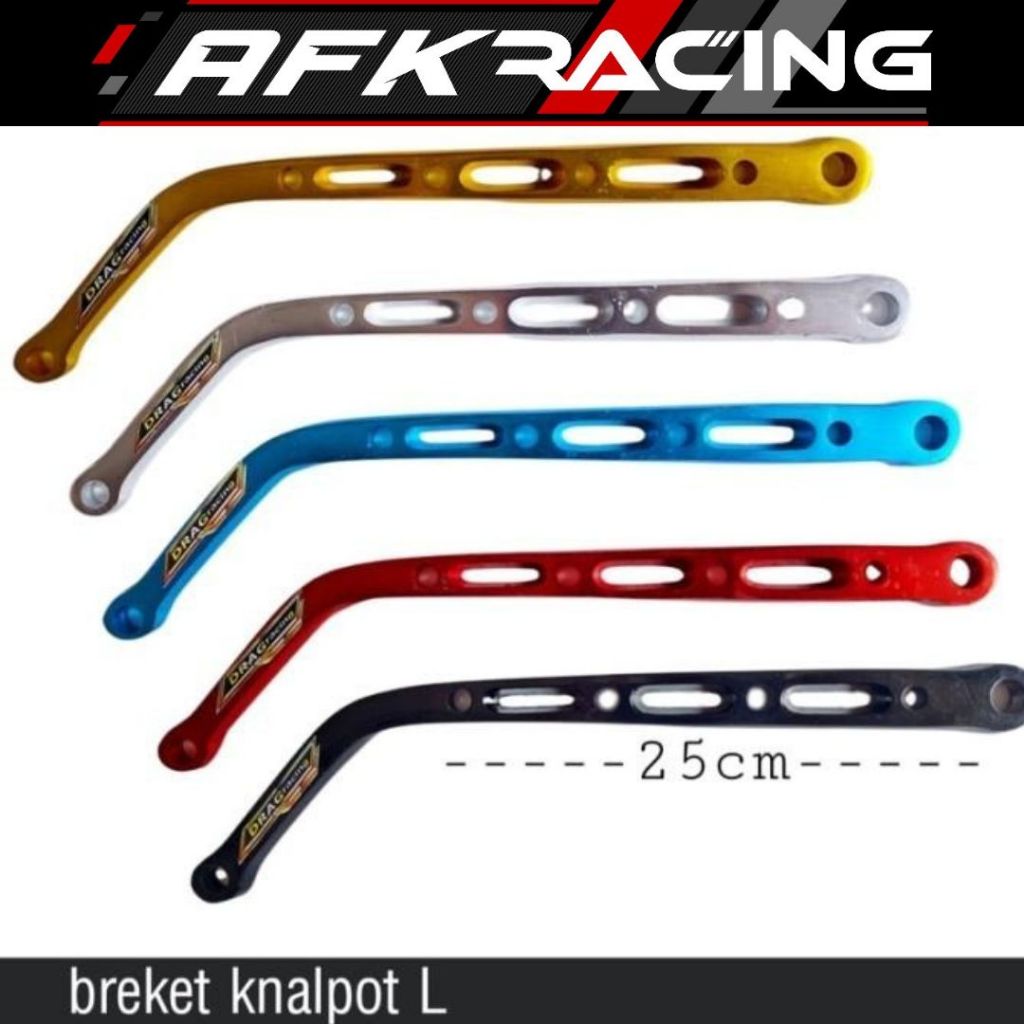Jual L knalpot pangkon knalpot L breket knalpot L panjang 25cm almunium ...