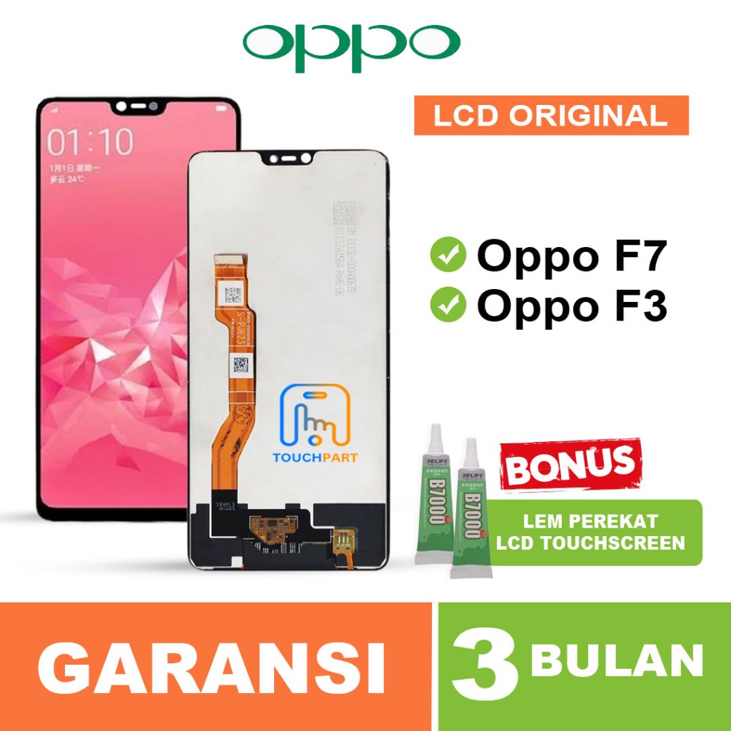 Jual LCD Original Oppo F7 / F3 Fullset Touchscreen | Shopee Indonesia
