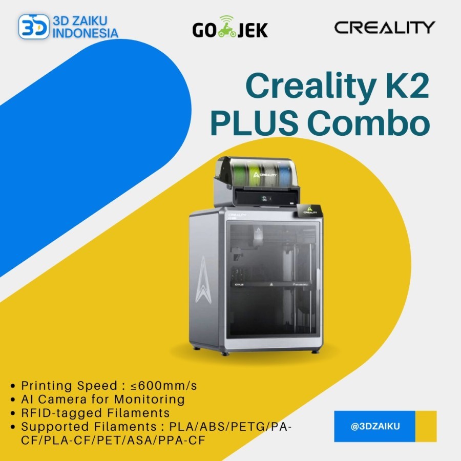 Jual Creality K2 PLUS CFS Combo 3D Printer Multi Material Dual Ai ...