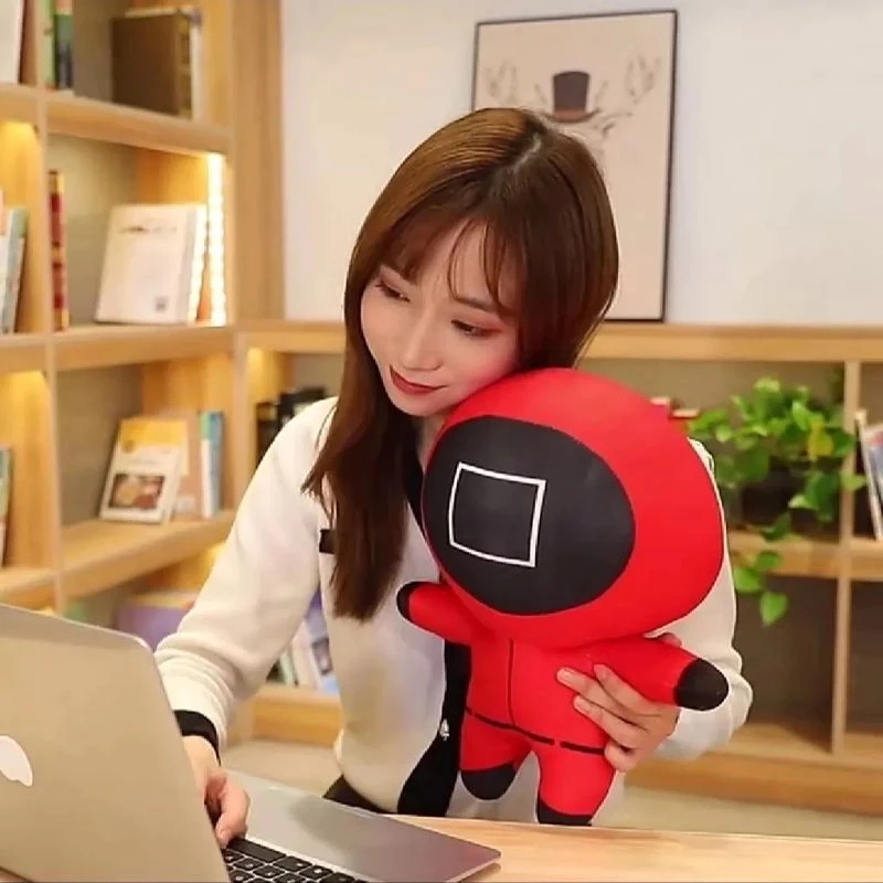 Jual Boneka Plush Squid Game Pasukan Bertopeng Dan Squid Games ...