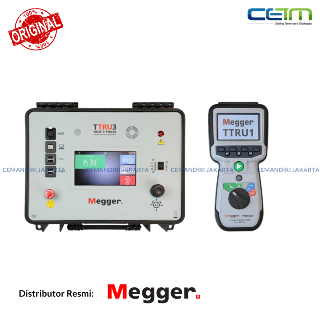 Jual MEGGER TTRU1, TTRU3 TRANSFORMER TURNS RATIO TESTER | Shopee Indonesia