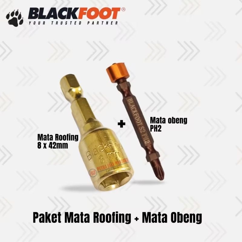Jual Paket Kunci Sock Baut Roofing Baja Ringan 8 Mm + Mata Obeng PH 2 | Shopee Indonesia