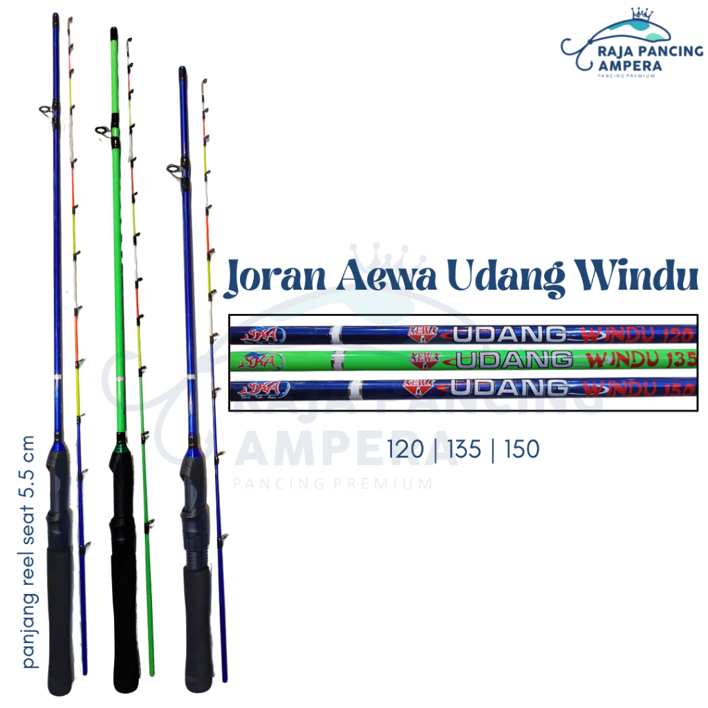 Jual Joran Aewa Udang Windu | Stik Pancing bahan Fiber Lentur | Shopee ...