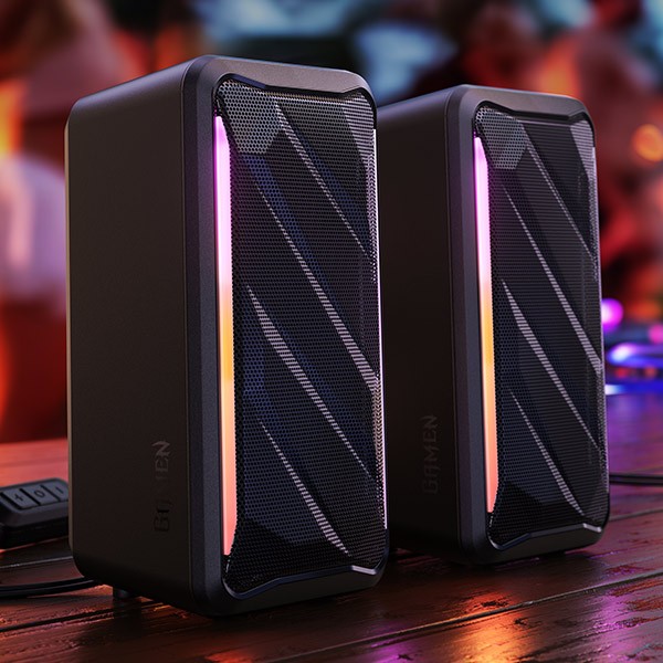 Jual GAMEN Speaker Bluetooth Super Bass PC Gaming Surround Sound GS7 7 ...