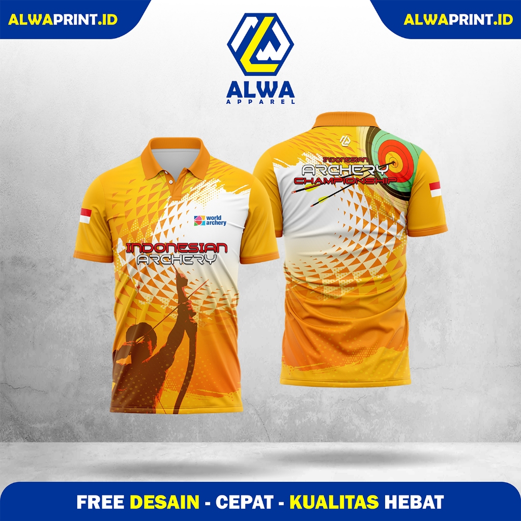 Jual JERSEY FULL PRINT, BISA CUSTOM, FREE DESAIN BISA SATUAN | ARCHERY ...