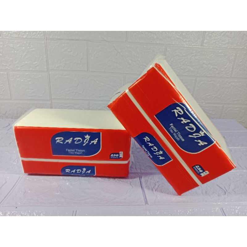 Jual 8/PACK TISSUE RAJA 250/SHETS 2 PLY -ISI PADAT TEBAL DAN LEMBUT 100 ...