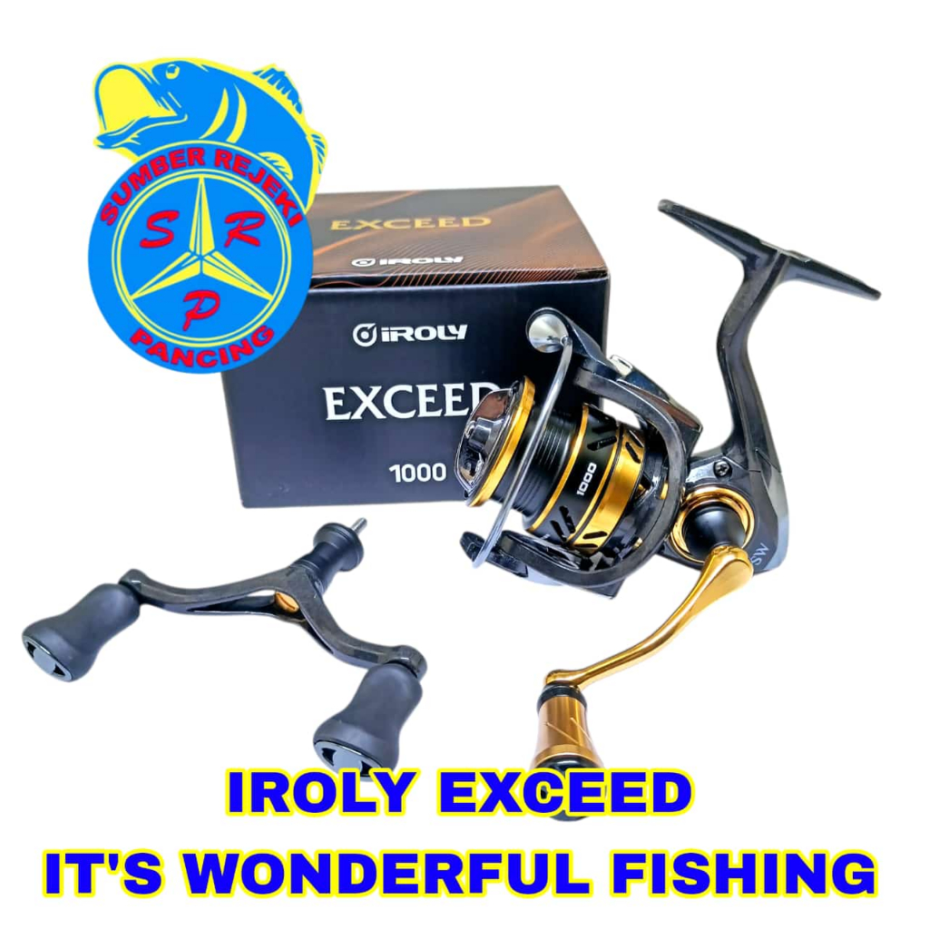 Jual Reel Iroly Exceed 2025 Power Handle Carbon Body 500 800 1000 ...