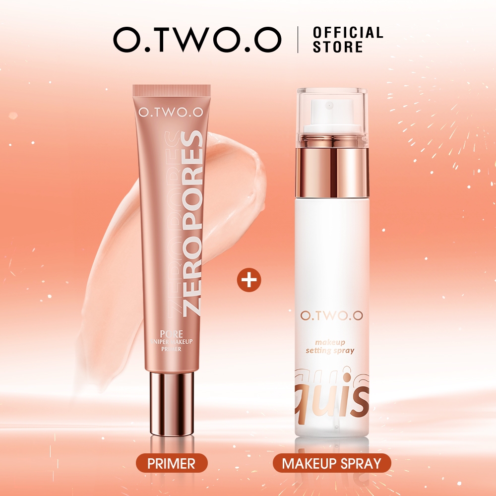 Jual O.TWO.O Makeup Primer + Makeup Setting Spray Long-lasting Lock ...