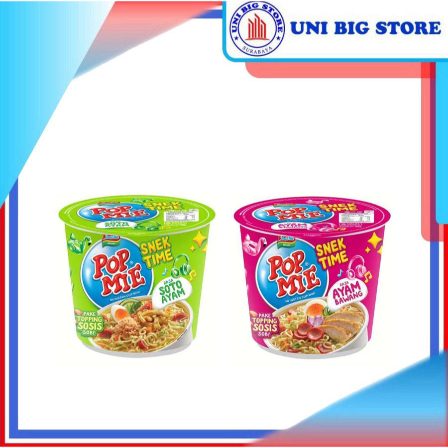 Jual Pop Mie MINI Mi Gelas Rasa Ayam Bawang | Soto Mi 40 gr Instant Cup ...