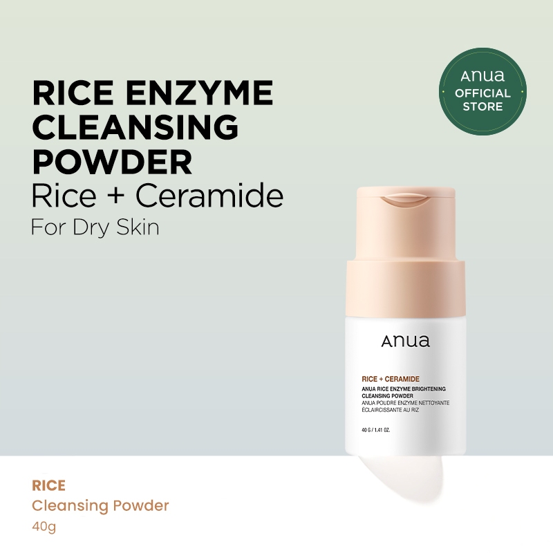 Jual ANUA Rice Enzyme Brightening Cleansing Powder 40g | Shopee Indonesia