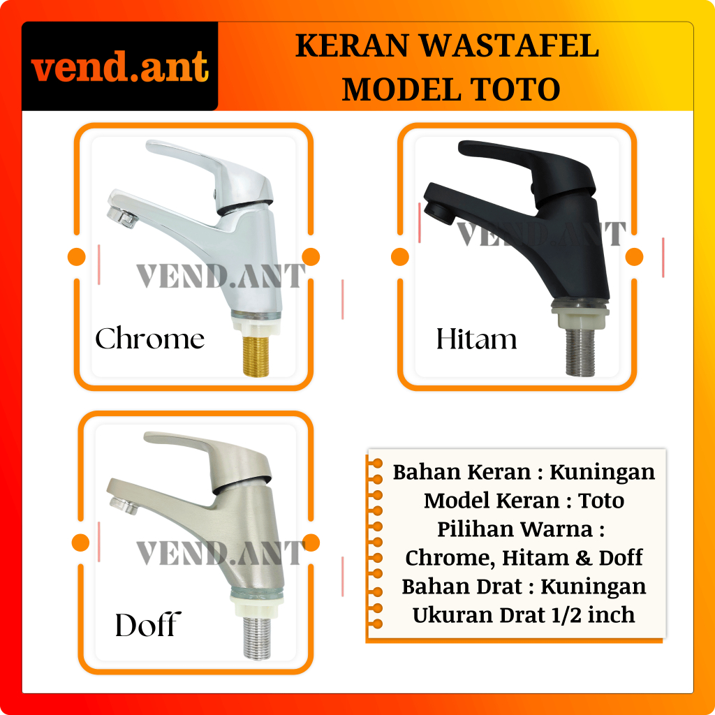Jual Keran Air Wastafel Kran Cuci Tangan Model Toto | Shopee Indonesia