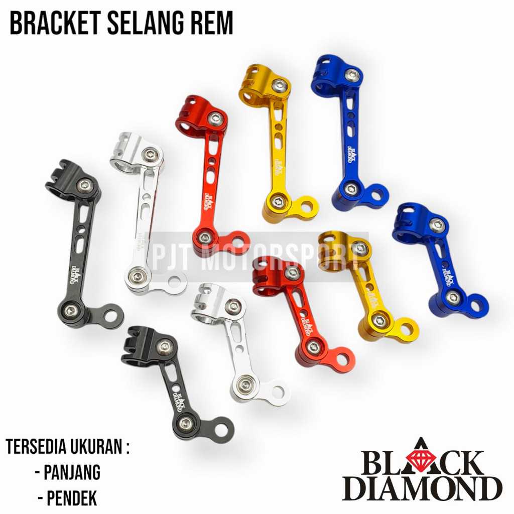 Jual Breket Bracket Klem Selang Rem Depan Black Diamond Universal Nmax ...