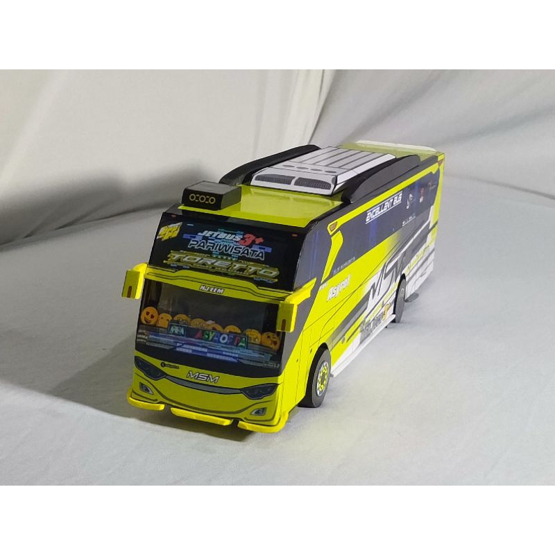Jual miniatur bus basuri asyrof Toretto viral | Shopee Indonesia