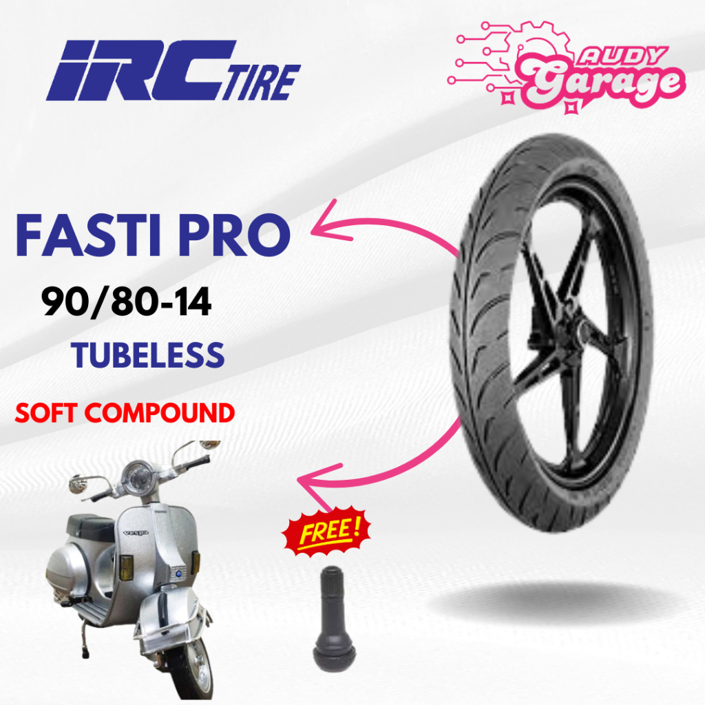 Jual Ban Racing Soft Compound IRC Fasti PRO 90/80-14 Tubeless Matic ...