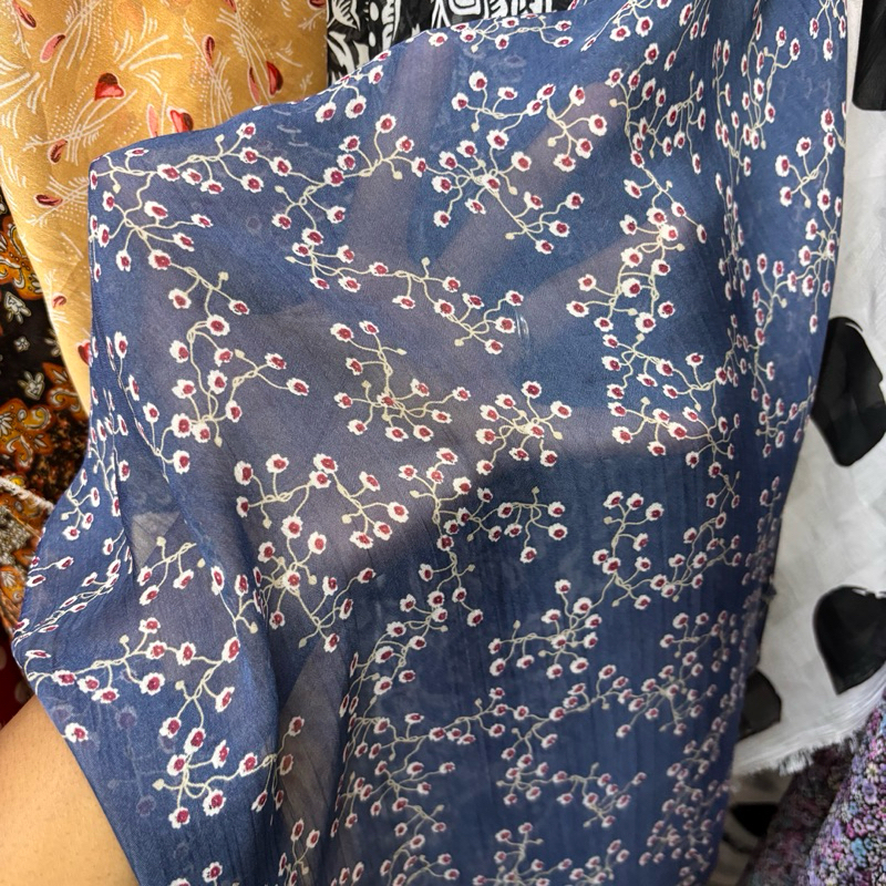 Jual kain Sifon motif premium - kain chiffon premium - kain bahan motif ...