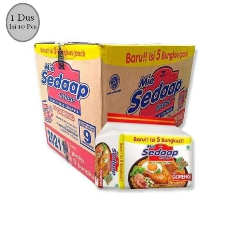 Jual Mie Sedaap Goreng 1 Dus, isi 40 pcs | Shopee Indonesia