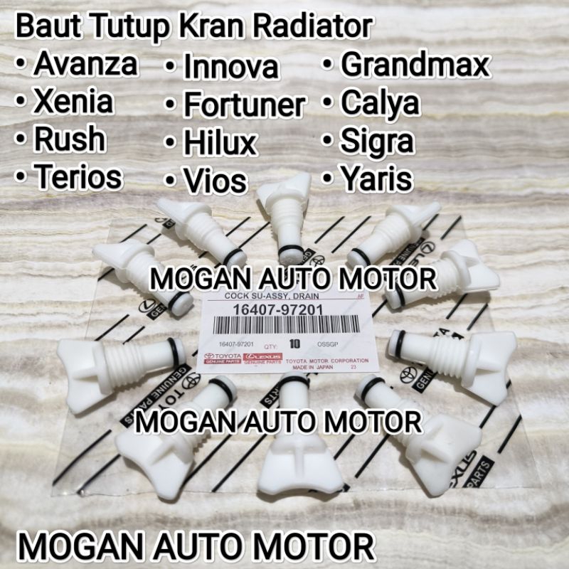 Jual Baut Tutup Kran Air Radiator Bawah Keran Pembuangan Avanza Xenia ...