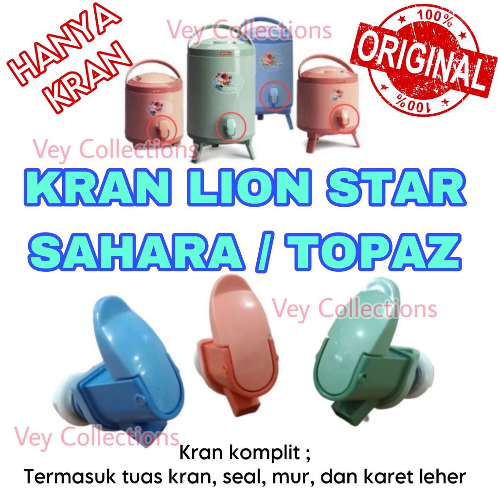 Jual • BISA COD • (HANYA KRAN) LION STAR Spare Part Kran SAHARA / TOPAZ ...