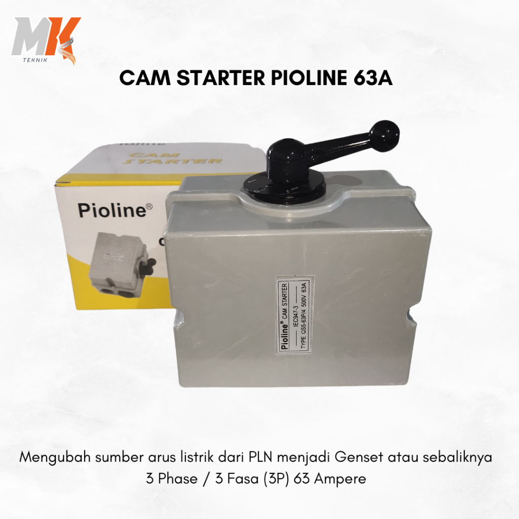 Jual Pioline Cam Starters 63A 3 Phase / Fasa (3P) | Shopee Indonesia