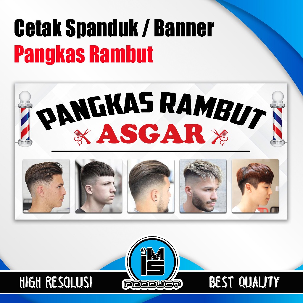 Jual cetak spanduk banner pangkas rambut | Shopee Indonesia
