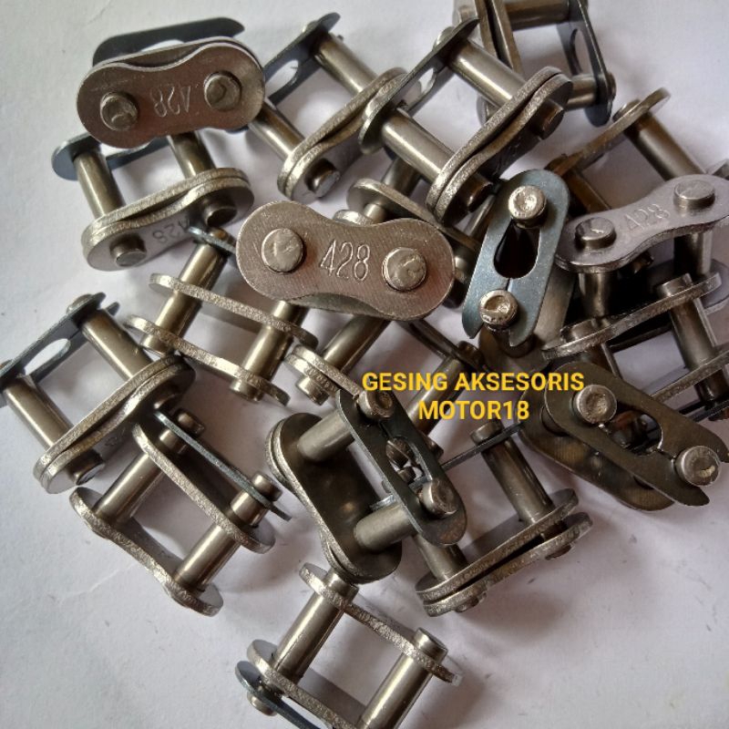 Jual Sambungan Rantai 428 Sambungan Rantai Motor/Rantai Motor | Shopee ...