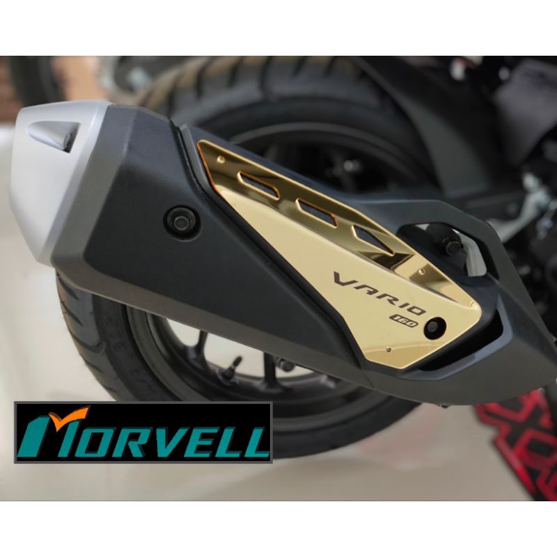 Jual honda vario 160 garnish muffler cover Click 160 garnis tutup knalpot | Shopee Indonesia