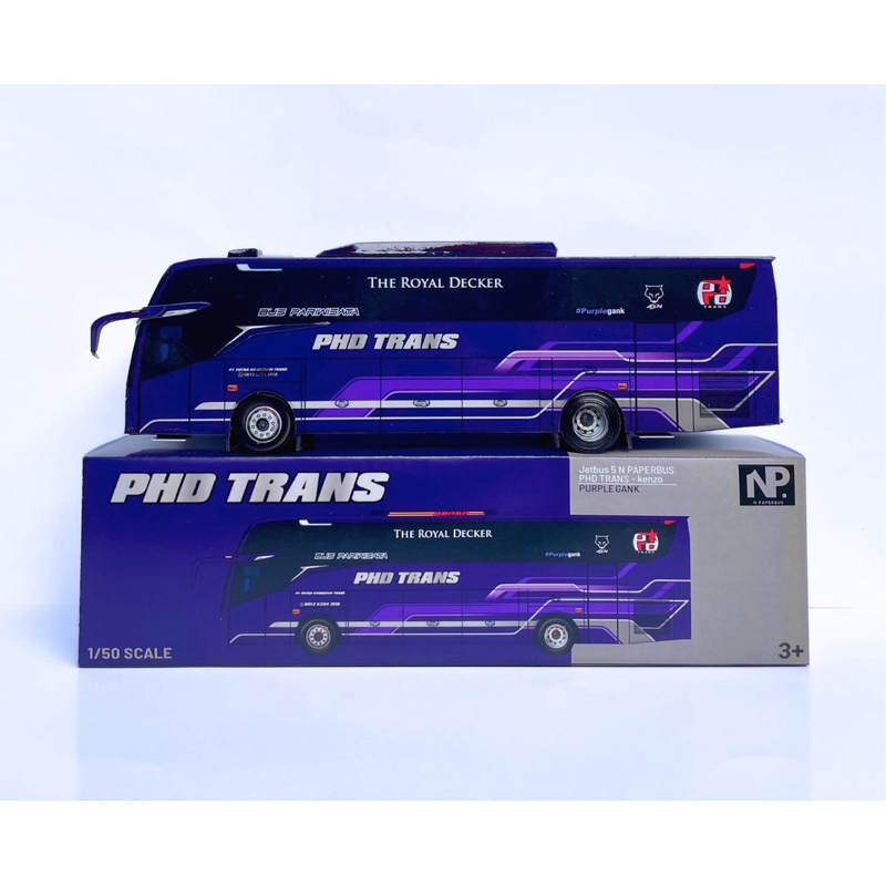 Jual phd trans bus miniatur bus papercraft skala 1/64 | Shopee Indonesia