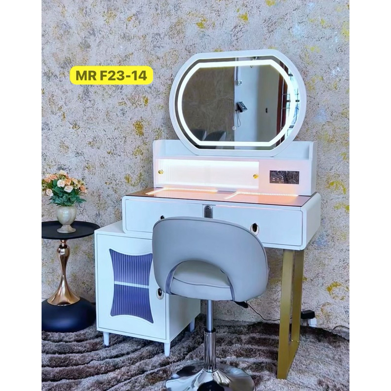 Jual Meja Rias LED Touchscreen 3 Warna Dilengkapi Speaker Bluetooth F23 ...