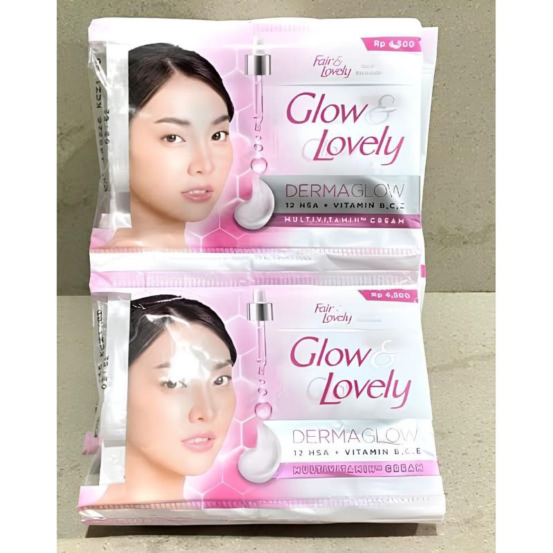 Jual Glow&lovely cream (Fair&Lovely) Sachet 9 gr (1 renteng isi 12 pcs ...