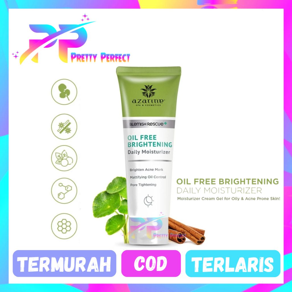 Jual Azarine Oil Free Brightening Daily Moisturizer | Shopee Indonesia