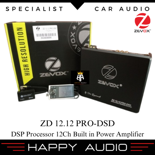 Jual Digital Signal Processor ZEVOX ZD 12.12 PRO DSD DSP 12 Channel ...