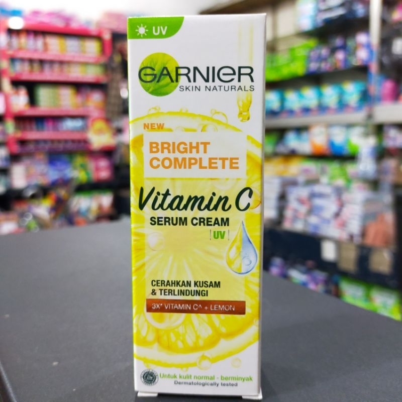 Jual Garnier bright complete vitamin C serum cream 20ml | Shopee Indonesia