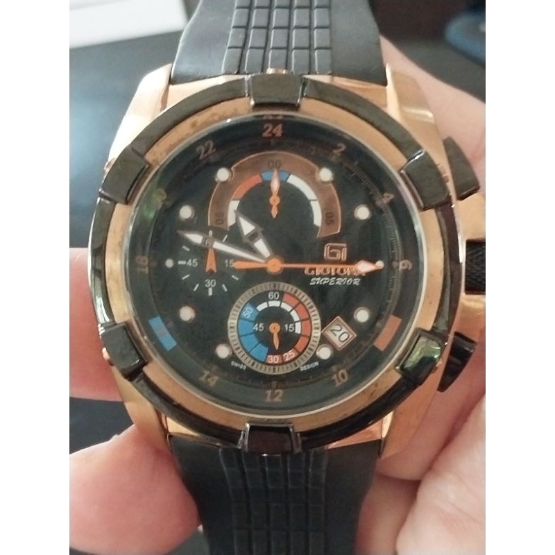 Jual GIOTONA Jam Tangan Pria Chrono aktif second 1287 | Shopee Indonesia