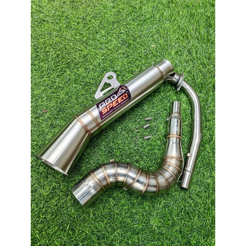 Jual Pro Speed Pipe canister conical open specs exhaust pipe for Wave ...