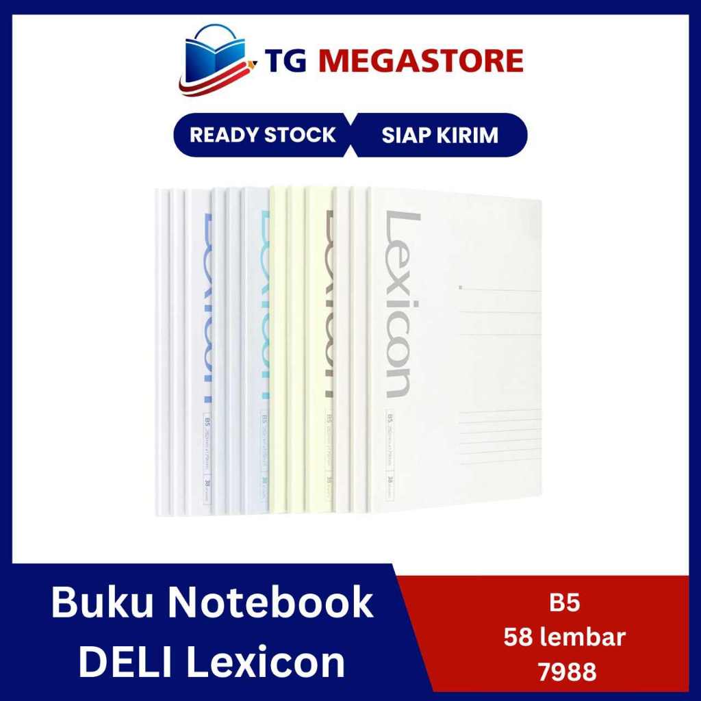 Jual Buku Notebook DELI Lexicon B5 58 lembar - 7988 | Shopee Indonesia