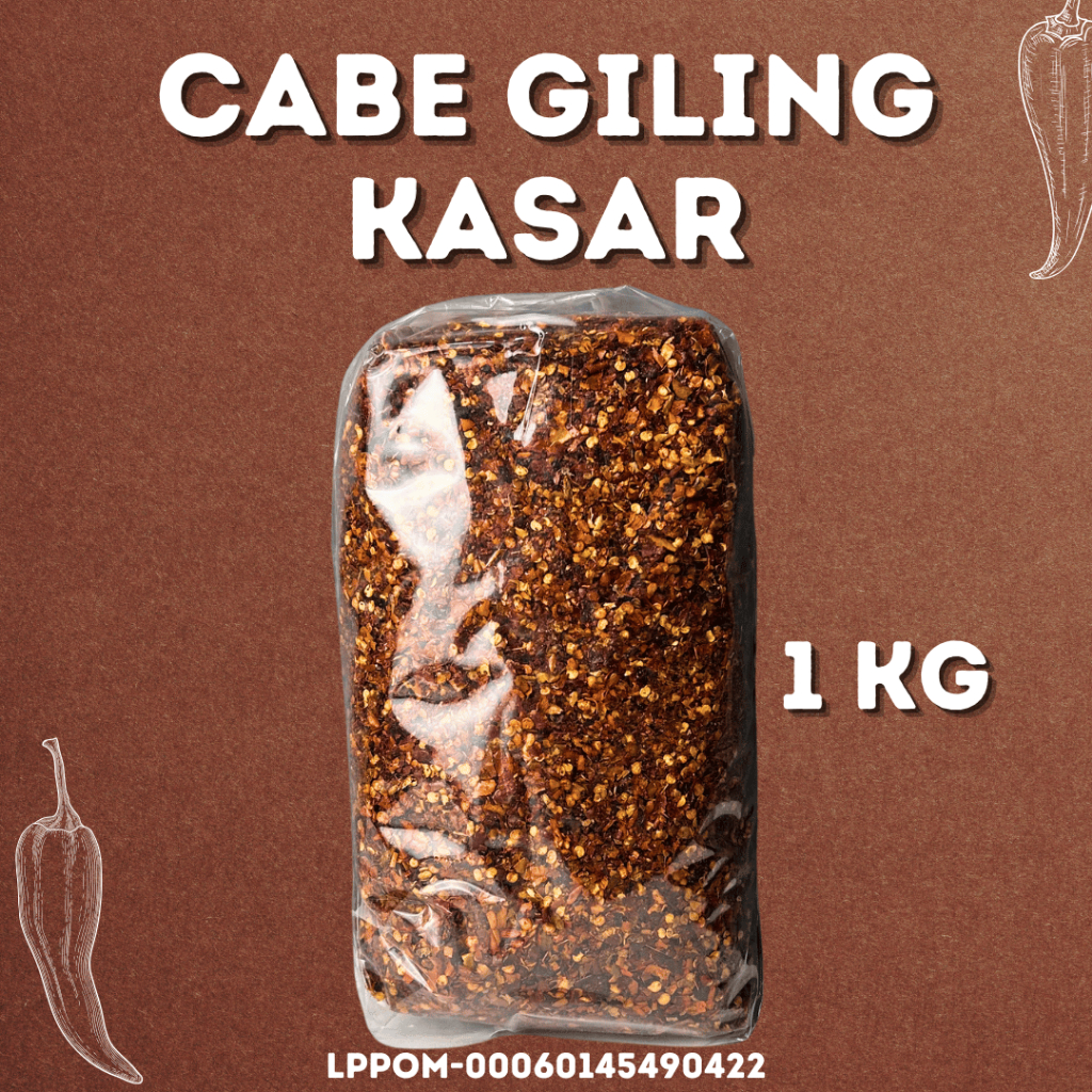 Jual Flake Cabe Giling Kasar Super Pedas Bumbu Masak 1 KG Kualitas ...