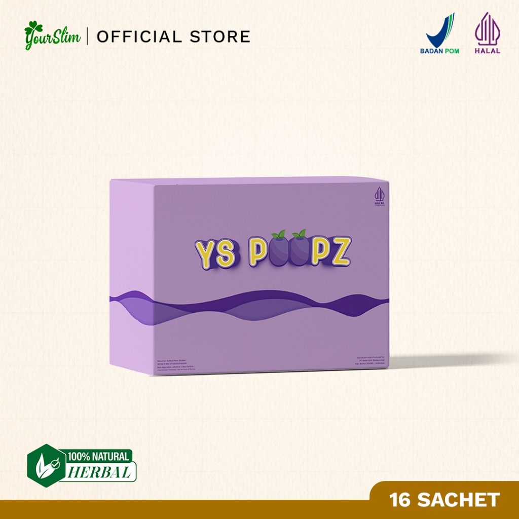 Jual YOURSLIM POOPZ 1 box isi 16 sachet | Shopee Indonesia