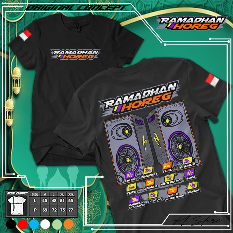 Jual KAOS Edisi Ramadhan 1446H - 2025 / Kaos T-Shirt Merchandise ...