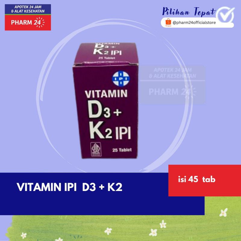 Jual Vitamin D3 + K2 IPI | Shopee Indonesia