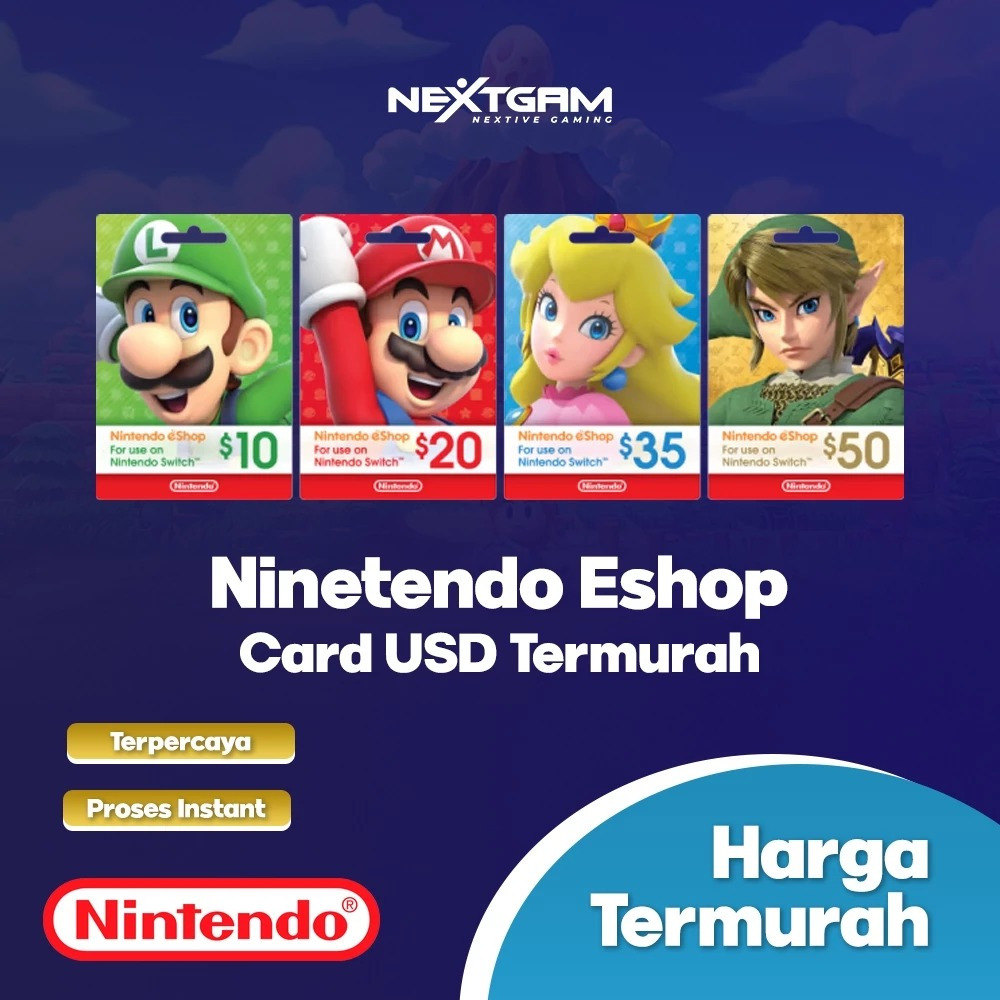 Jual Eshop Card USD Nintendo [Termurah] | Shopee Indonesia