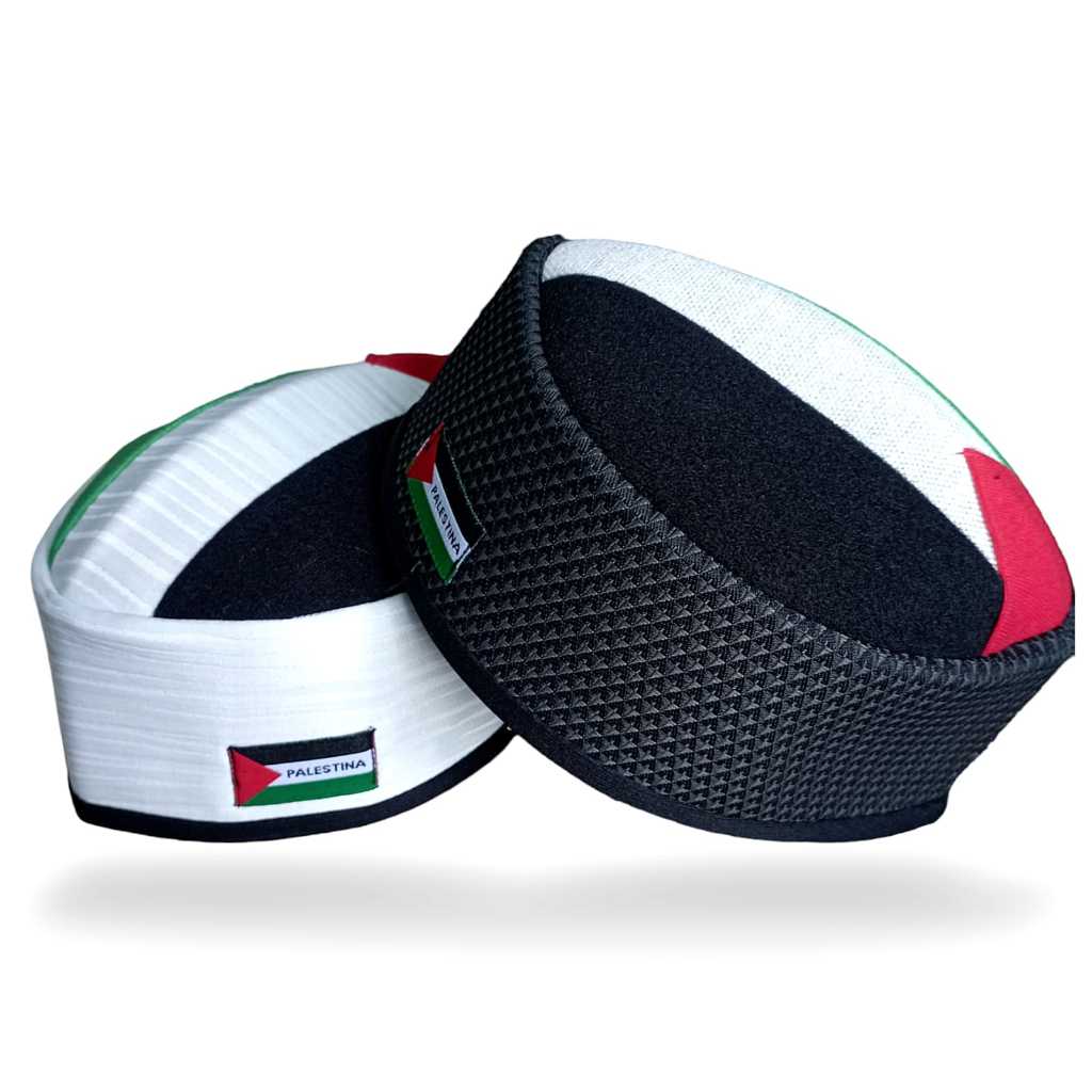 Jual Peci Palestina Model Terbaru Anak dan Dewasa Hitam Putih Asagofah ...