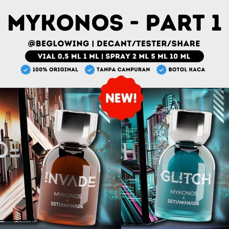 Jual Decant Mykonos Part 1 - Monaco Royale Glitch Invade Luminos Pandan ...