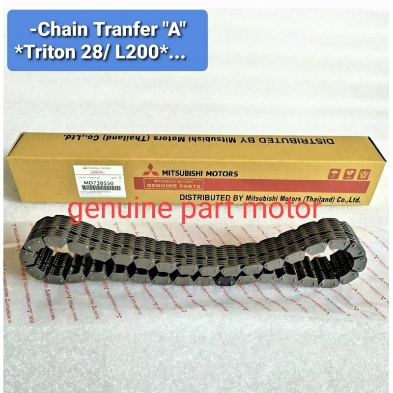 Jual CHAIN TRANSFER RANTAI TRANSFER MITSUBISHI TRITON STRADA L200 2.8 ...