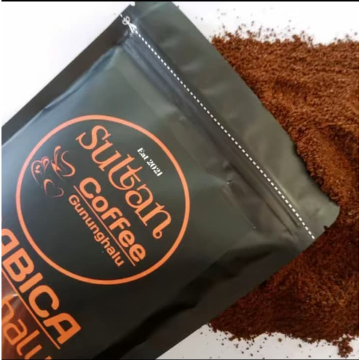 Jual Kopi Bubuk Arabika Natural 200g Sultan Coffee Gununghalu | Shopee ...