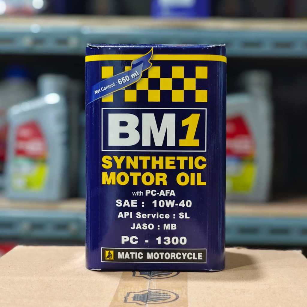 Jual OLI MESIN BM1 MATIC METIK SCOOTER 650 ML 0.65ML LITER 10W-40 PC ...